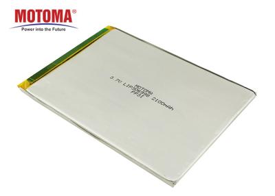 China Motoma Batteries 3.7V 2100mAh Rechargable Lithium Polymer Battery 3.0*69*98mm For IOT Devices Customized Batteries for sale