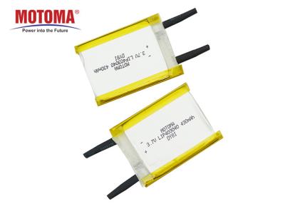 Китай Ультратонкие батареи 430mAh для утверждения ISO9001 приборов 4x30x40mm Iot продается