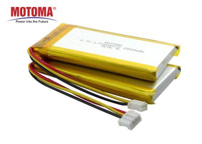 Китай Motoma UL1642 одобрило батарею 3,7 v 2800mah Lipo лития для детектора продается