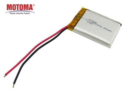 China Lithium-Batterie 3.7V 600mah für IOT-Gerät-Hochenergiedichte zu verkaufen