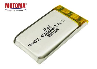 Cina Cuffia avricolare 3,7 V 320mah Li Po Battery di Bluetooth vita di ciclo di 500 volte in vendita