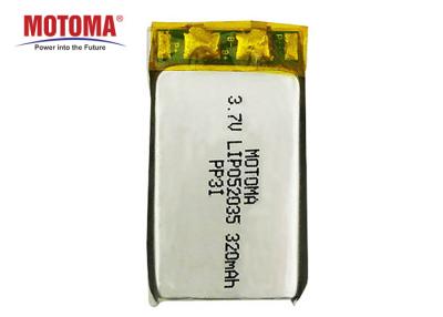 Cina Cuffia avricolare 3,7 V 320mah Li Po Battery di Bluetooth vita di ciclo di 500 volte in vendita