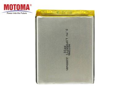 Cina Batteria ricaricabile 3,7 V 2200mAh di Motoma Lipo per l'apparecchio medico in vendita