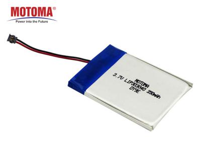 China Wieder aufladbare Lithium-Polymer-Batterie 3.7v 350mAh für Smart Watch-Lithium-Batterie zu verkaufen