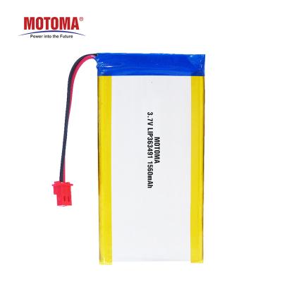 中国 アルコール テスターのための深い周期のLipoのリチウム ポリマー電池1560mAh 販売のため