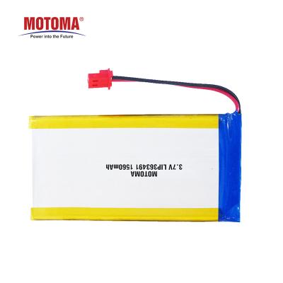 中国 アルコール テスターのための深い周期のLipoのリチウム ポリマー電池1560mAh 販売のため