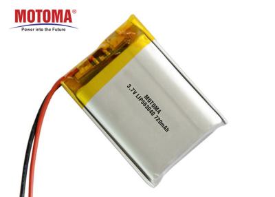 China Fast Charge Battery Battery Pack 3.7 V 720mah 460Wh/L With PCM and Connector For IOT Device for sale