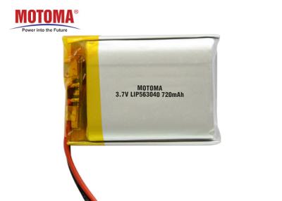 Cina Pacchetto veloce 3,7 V 720mah 460Wh/L della batteria della batteria della tassa con il PCM ed il connettore per il dispositivo di IOT in vendita