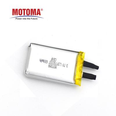 Китай Литий-ионный аккумулятор LIP702337 68mAh супер перезаряжаемые с низким саморазряжением продается