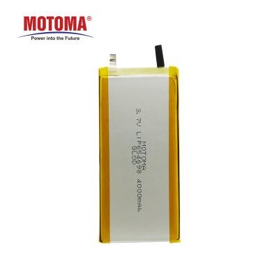 China Van het de Batterij3.7v 4000mAh 6.5x46x98mm Aangepaste Lithium van de hoge Energiedichtheid het Polymeerbatterij Te koop