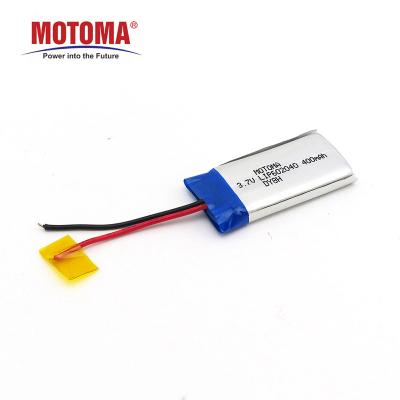 中国 3.7V 400mAhの単独労働者装置のための再充電可能なリチウム ポリマー電池 販売のため