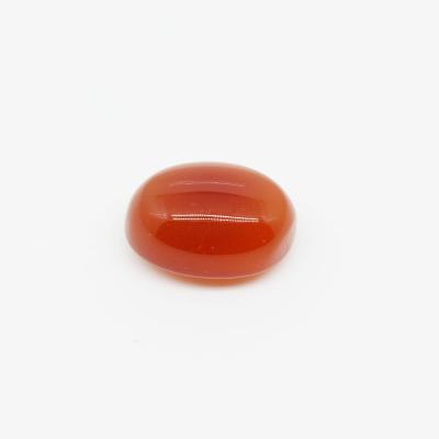 China China manufacturer loose natural stone red agate in oval cabochon for ring for sale