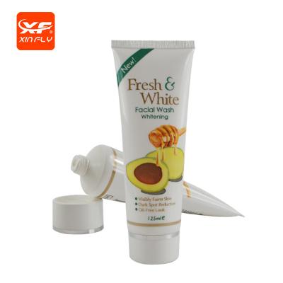 China Custom Empty Hand Cream Packaging BB Cream Tubes Plastic Skincare Squeeze Cosmetic Tubes With Caps For Cosmetics for sale