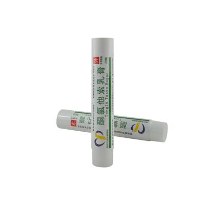 China white empty oval skincare tube plastic squeeze tube custom cosmetic BB cream liquid packaging containers with cover for sale