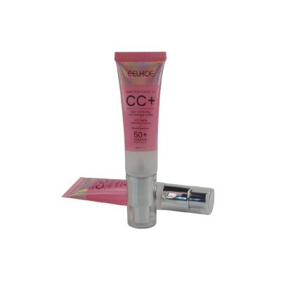 China Customized White Empty Plastic Tube BB Cream Skin Care Face Cream Lotion Cosmetic Squeeze Tube Packaging for sale