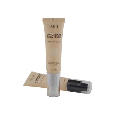 China white cosmetic tube packaging custom logo hand BB cream body lotion plastic squeeze soft tube for sale