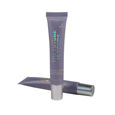 China Custom empty hand eye packaging bb cream tubes skincare squeeze cosmetic plastic tube for cosmetics with caps for sale