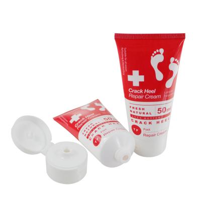 China empty 75ml cosmetic PE plastic tube with hanging hole D35mm acrylic paint tube packaging for sale