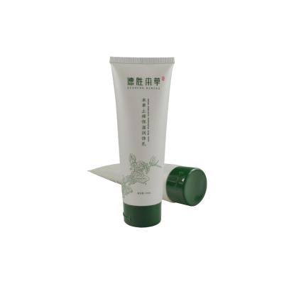 China Custom eco friendly cosmetic squeeze plastic soft tube packaging for cream shampoo lotion for sale