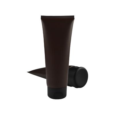 China empty pe plastic cosmetic skincare lotion sunscreen squeeze tube packaging with flip top cap for sale