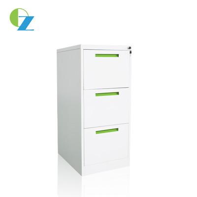 China Long using time 3 drawer anti-tilt filing cabinet / vertical file cabinet for sale