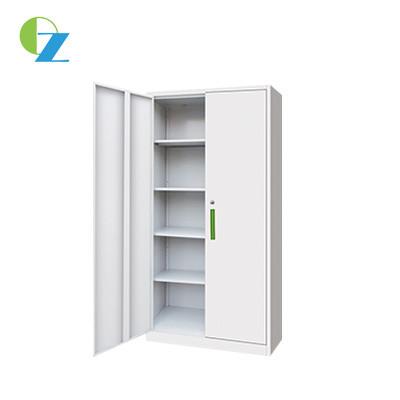 China Factory directly swing door steel cupboard with four shelves for sale