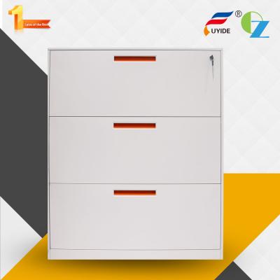 China 2017 Modern design knock down 3 drawer lateral filing cabinet for sales for sale