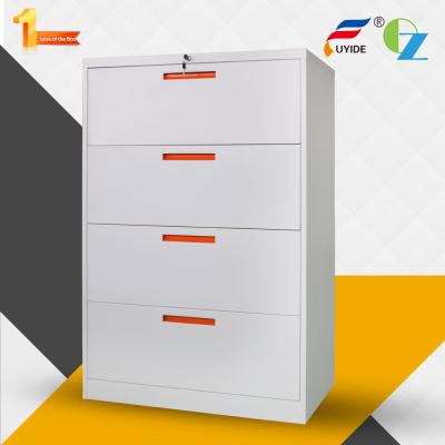 China Environmental factory price 4 drawer knock down steel lateral file cabinet for sale