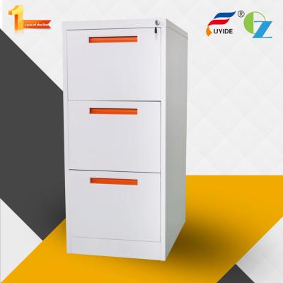 China Luoyang factory supply KD 3 drawer filing cabinet / vertical file cabinet for sale