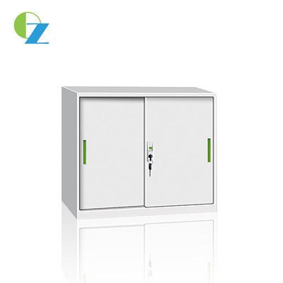 China Luoyang manufacturer Factory price KD structure half height metal sliding door cupboard for sale