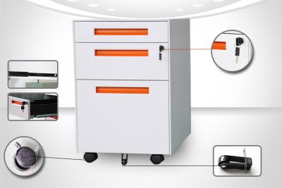 China Direct Factory Anti-tilt Design office storage cabinets / Mobile pedestal with casters for sale