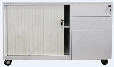 China Tambour door 3 drawer mobile cabinet for sale