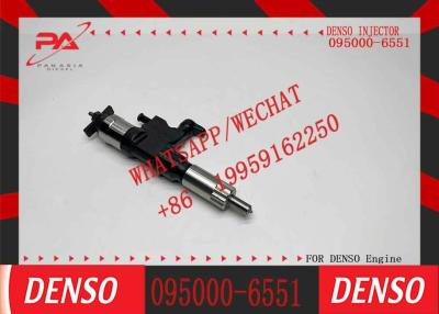 China Denso original 095000-6551 Common Rail Fuel Injector for Hino 300 N04c Diesel Engine Replacement for OEM 23670-E0190 23670-78140 Diesel Injector original new injector for sale