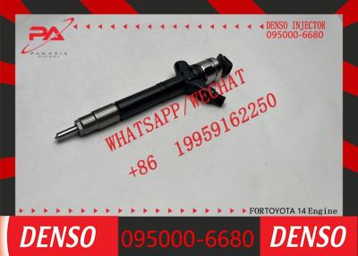 China Denso original 095000-6680 Common Rail Fuel Injector for Toyota 1AD-FTV 2AD-FTV D-4D Avensis RAV4 2.0D Replacement for OEM 23670-0R050 original new injector for sale