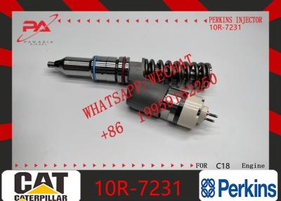 China Perkins original 10R-7231 Fuel Injector Nozzle Replacement for Excavator 395 374 3101 Perkins C18 C32 C-15 Engine 253-0616 20R-2284 new injector original new injector for sale