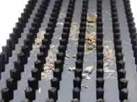 China Dustproof Panel Lath Brushes for CNC Deburring with HDPE Base - Custom Nylon Filament Options for sale