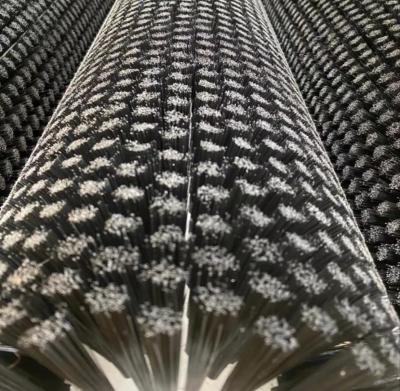 China Cylindrical Custom Industrial Brushes Rotary Roller For Solar Panel for sale