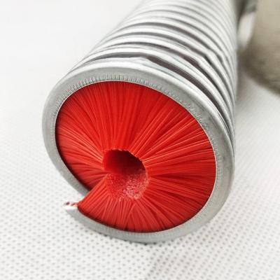 China Climbing Rope Cleaning Inward Spiral Brush Industrial Bristle Brush for sale