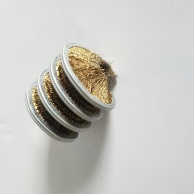 China OEM Industrial Spiral Coil Spring Brush Nylon Spiral Brush For Stripping for sale