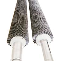 China Customized Industrial Nylon Roller Brush for Cleaning 80mm Diameter for sale