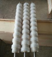 China Nylon Roller Brush for Fruit and Vegetable Waxing Machine 120mm Diameter Customizable for sale