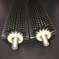 China Nylon Roller Brush for Fruit and Vegetable Waxing Machine 120mm Diameter Customizable for sale