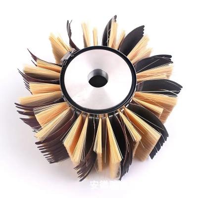 중국 목재 닦기 기계에 맞춤 Sisal 샌드 페이퍼와 Sisal 롤러 브러쉬 판매용