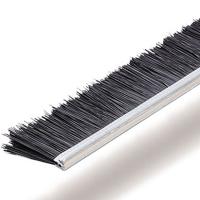 China Industrial Nylon Bristle Cable Entry Channel Brush Customizable Size Aluminum Alloy Bracket for sale