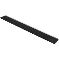 China Industrial Nylon Bristle Cable Entry Channel Brush Customizable Size Aluminum Alloy Bracket for sale