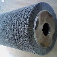 China Customized Industrial Abrasive Wire Roller Brush for Polishing 100mm to 600mm for sale