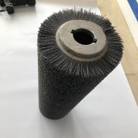 China Customized Industrial Abrasive Wire Roller Brush for Polishing 100mm to 600mm for sale