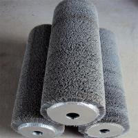 China Customized Industrial Abrasive Wire Roller Brush for Polishing 100mm to 600mm for sale