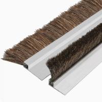 China Customizable Metal Back Strip Brush 2.5mm to 10mm Backing Nylon Bristle Industrial Sealing Cleaning for sale