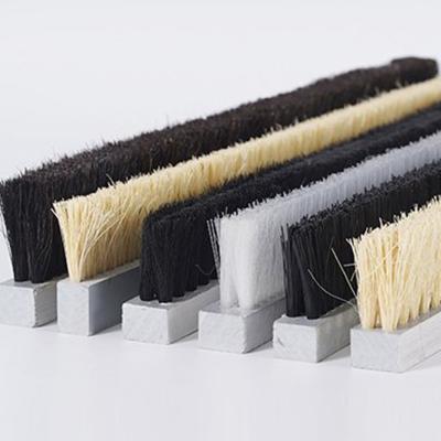 China Custom Industrial Nylon PBT Bristle Horse Hair Pig Hair PVC Plate Brushes For Cleaning for sale